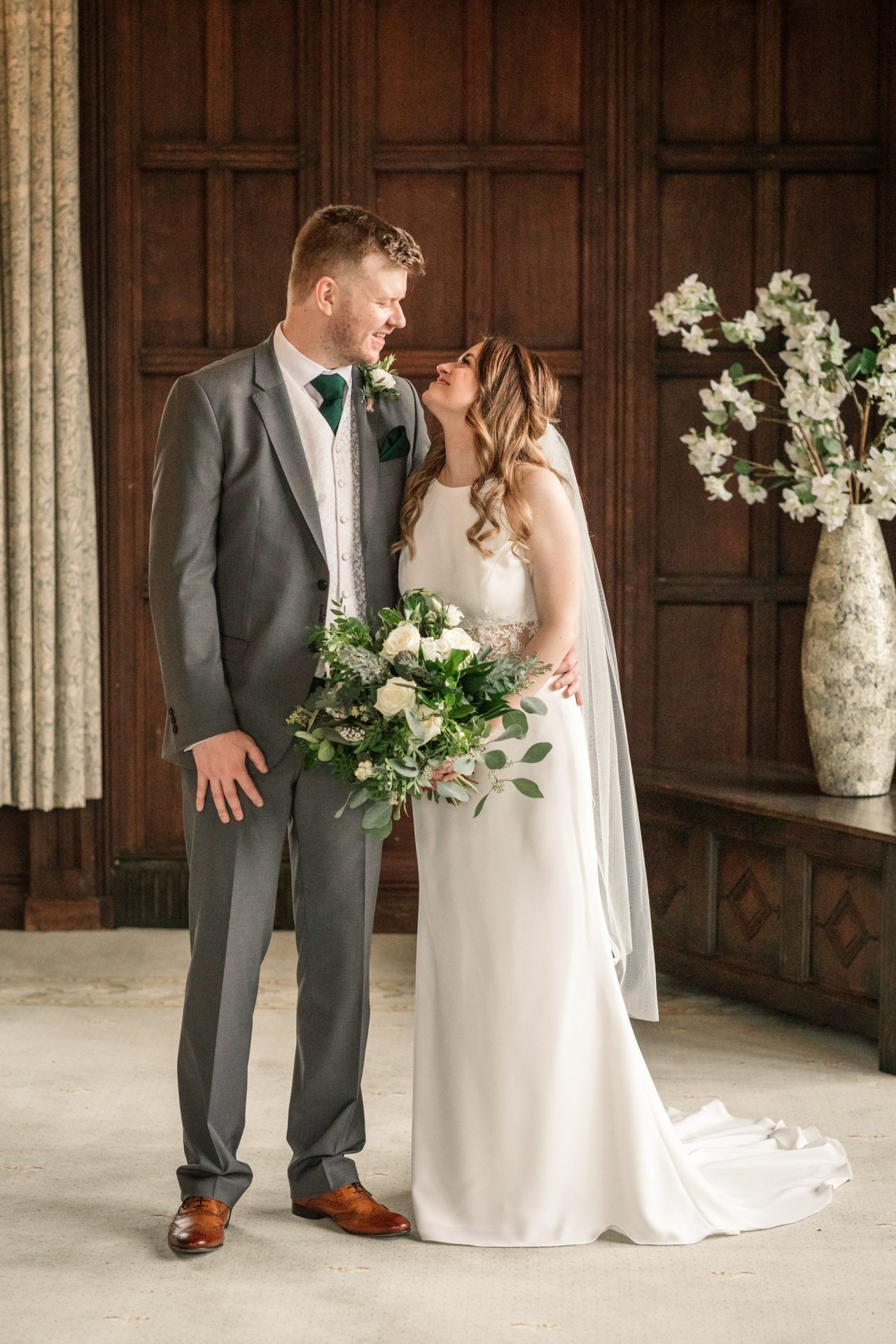 A Beautiful but rainy Fanhams Hall Wedding - Emma & Craig - Becky ...